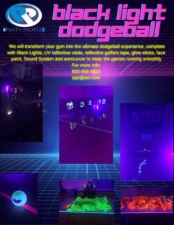Black Light Dodgeball | Party People Inc